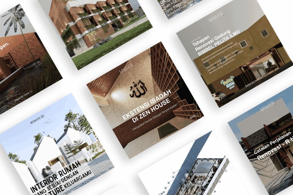 Instagram Mimar Architecture - Sooca Digital Agency